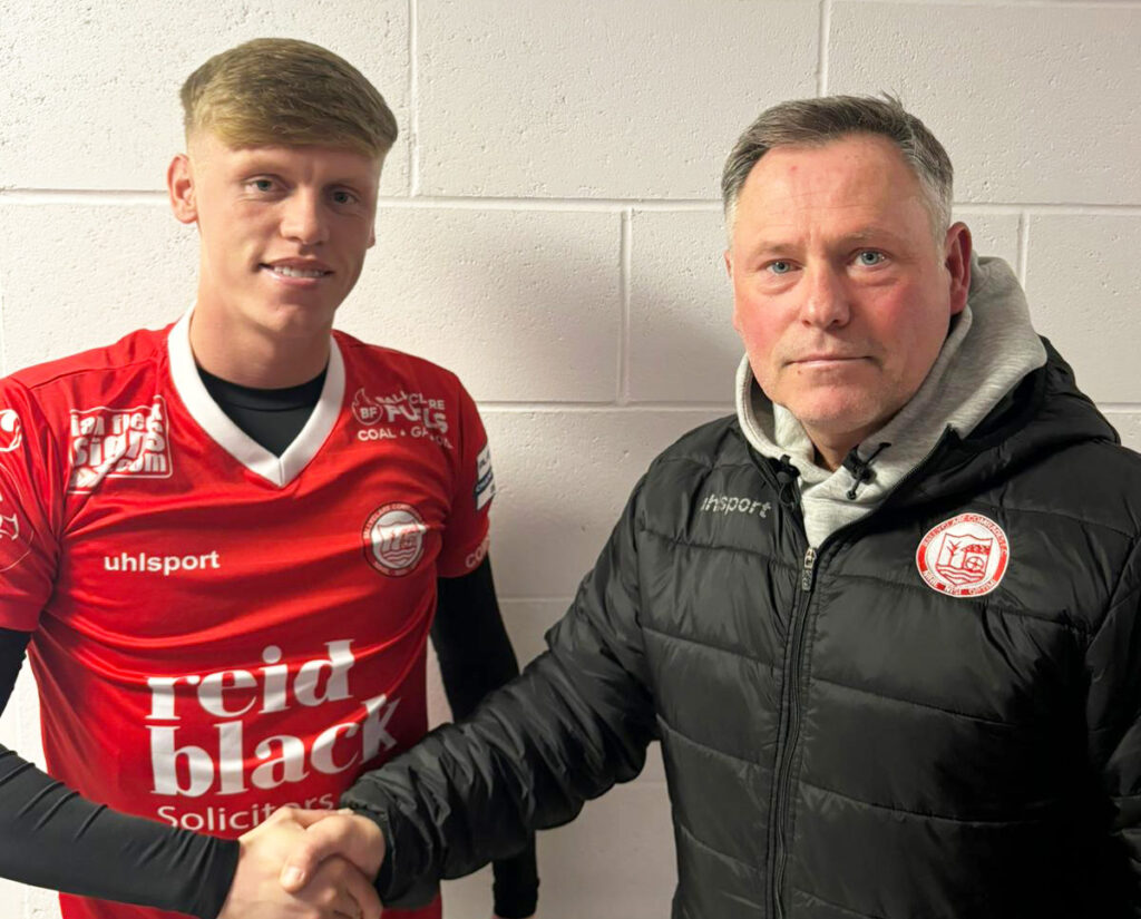 McGreevy Signs! – Ballyclare Comrades FC Official Website